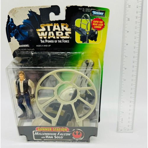 1997 KENNER STAR WARS HAN SOLO MILLENNIUM FALCON GUNNER STATION FIGURE ...