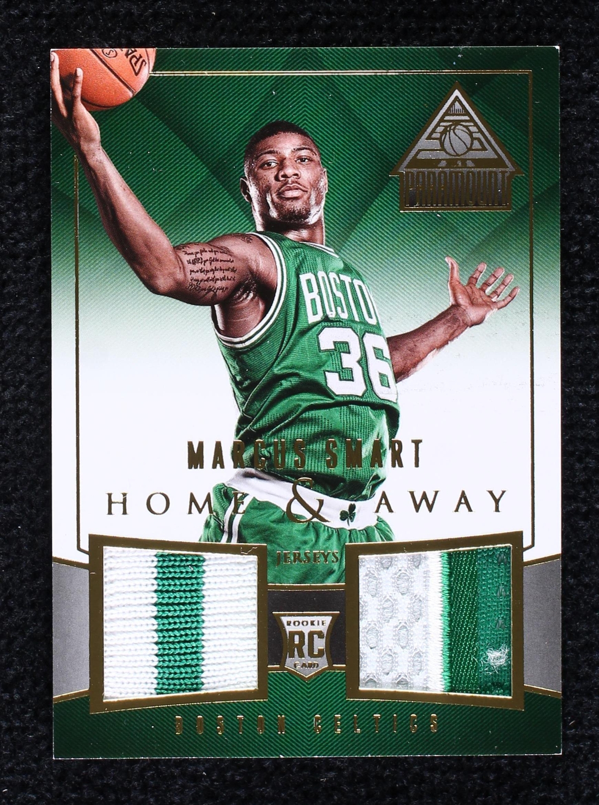 2014-15 Panini Paramount - Rookie Home & Away Jerseys Prime #31 Marcus ...
