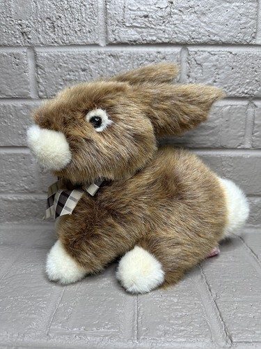 Russ Berrie BRETT Bunny Rabbit Easter Plush Hare Realistic Stuffed ...