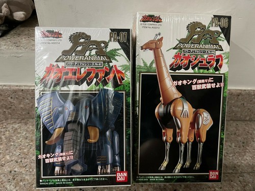 Rare 2003 Power Rangers Wildforce Gaoranger Gao Elephant & Gao Giraffe ...