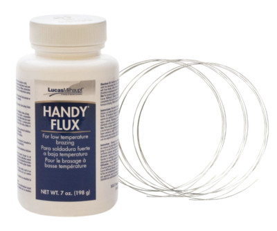 Silver Soldering Kit: Handy Flux Paste, 5 Feet of Hard Silver Soldering ...