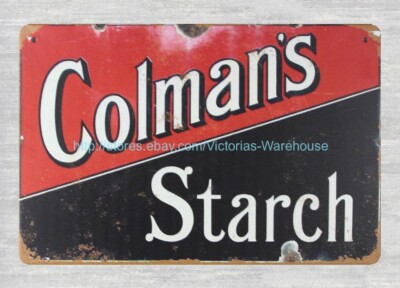 Colman's Starch metal tin sign nostalgic metal reproductions wall | eBay