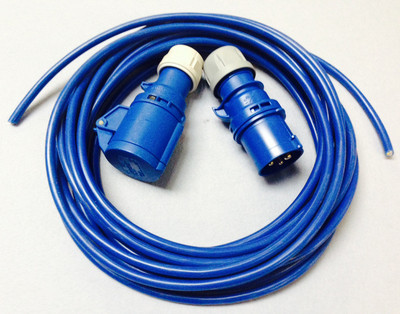 5M 16A Electric Hook Up Cable Kit 1.5mm Motorhome Caravan Camping Boat ...