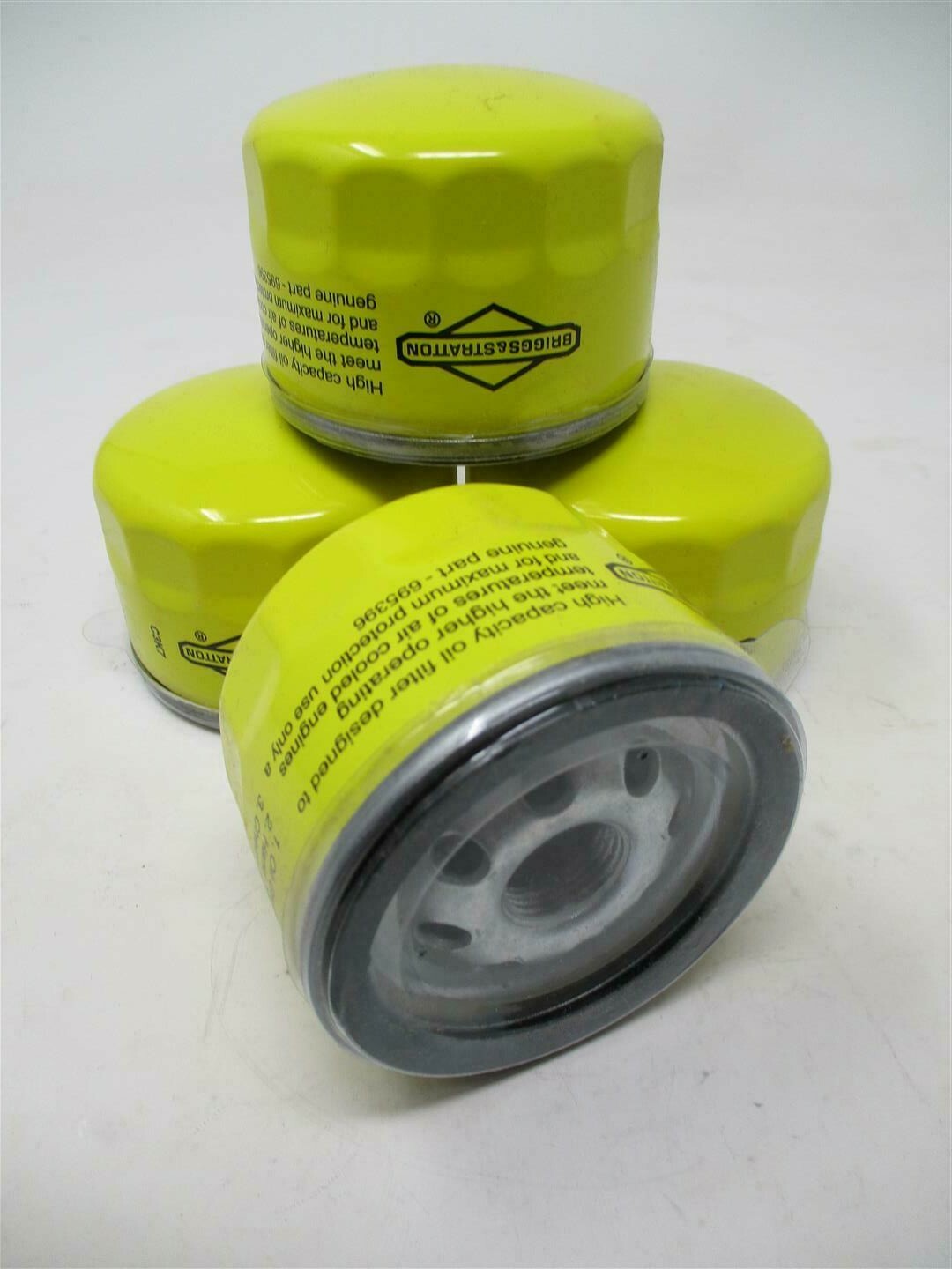 4 Genuine Briggs & Stratton 696854 Oil Filter Lawnmower 795890 92134GS ...