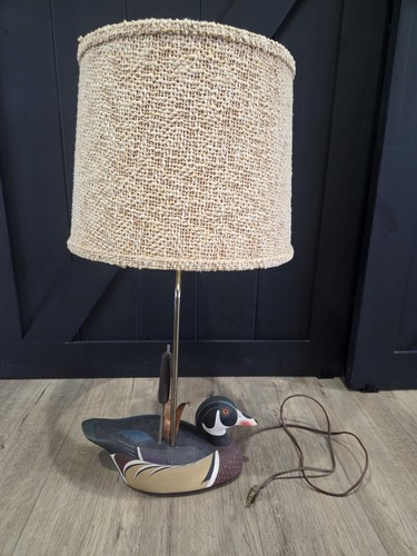 Ken Harris Wood Drake Duck Decoy Lamp | eBay