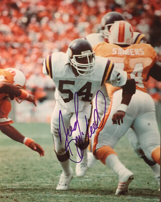 FRED McNEILL Minnesota Vikings Signed Color 8 x10 Photo RARE W/COA | eBay