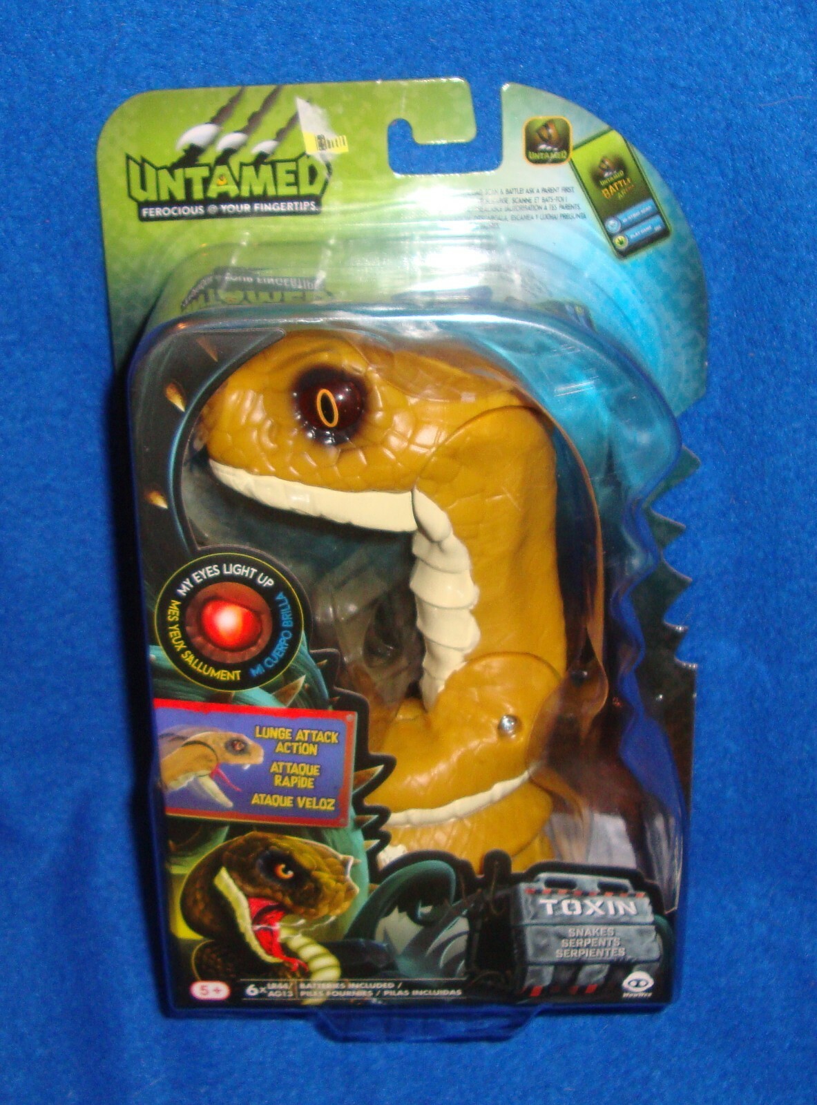 Fingerlings Untamed TOXIN Snake Motion, Touch & Sound Activated MIB | eBay