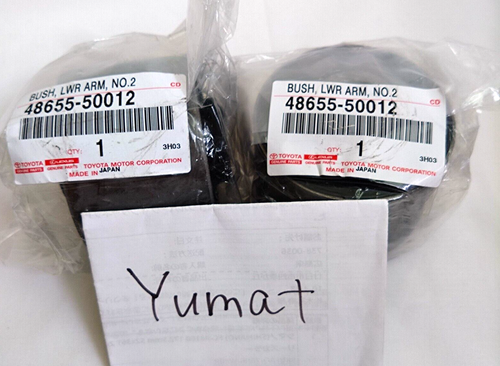 TOYOTA Genuine LS430 Front Lower Suspension Arm Bushing 48655-50012 Set ...