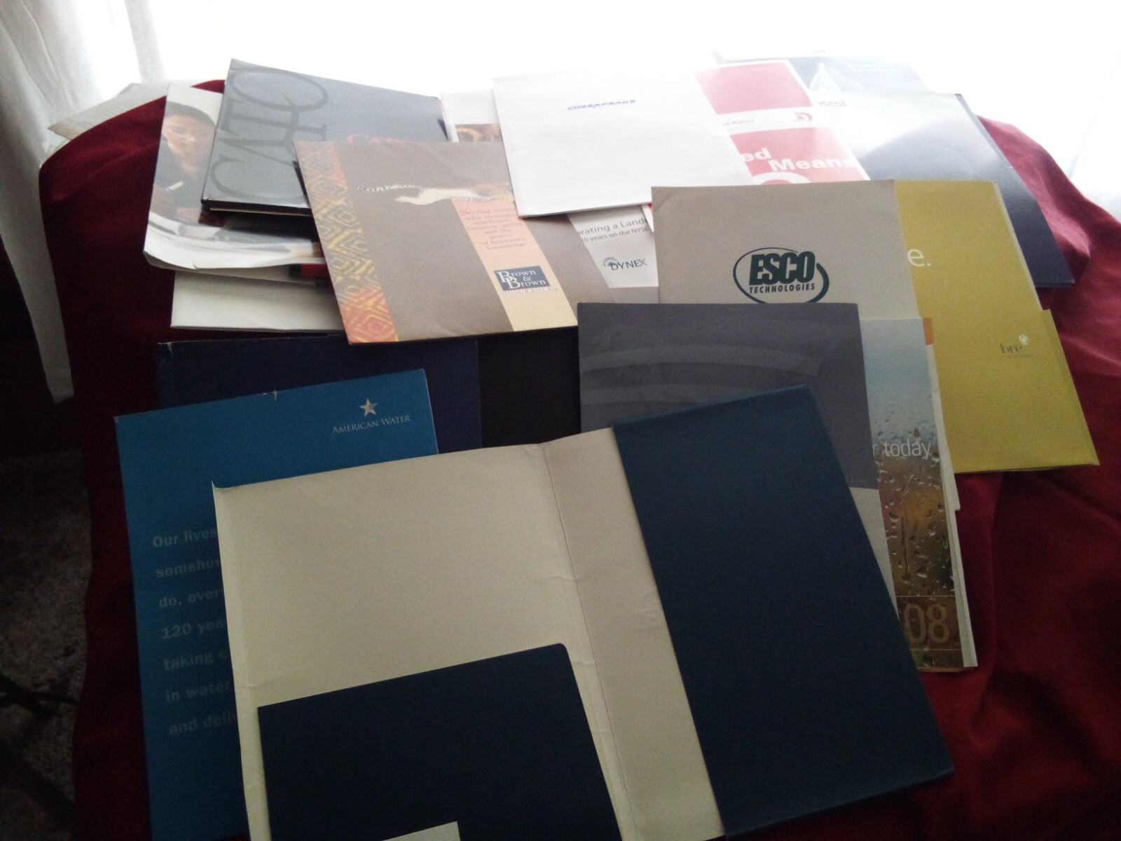 Lot of 28 assorted Investor Packet folders from early 2000s | eBay