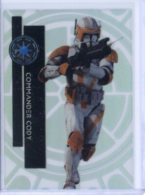 2015 Topps Star Wars HIgh Tek COMMANDER CODY Form 1 Pattern 1 Base Card ...