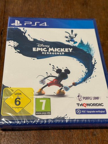 Disney Epic Mickey Rebrushed (PS4 + PS5) | NEU & OVP | DEUTSCHE Version ...