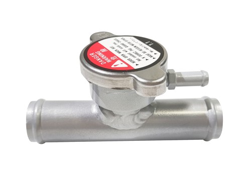 1" 25mm Hose Radiator Universal Aluminium Inline Filler Neck Pipe W/1.1 ...