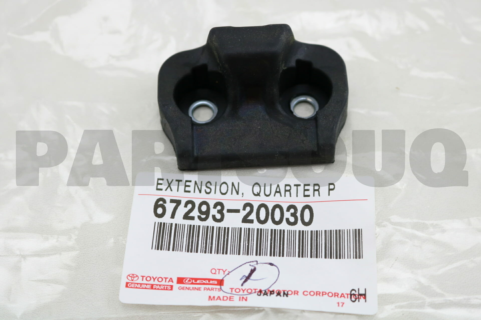 6729320030 Genuine Toyota CUSHION, BACK DOOR LOWER STOPPER 67293-20030 ...