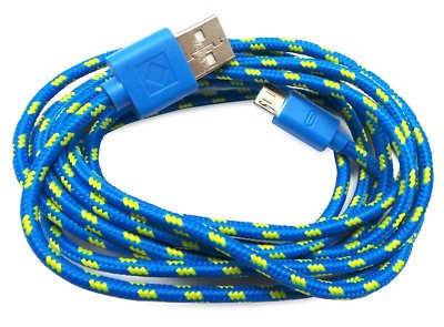 2 x 6 FT Micro USB Charging Cable Playstation 4 PS4 Dualshock ...