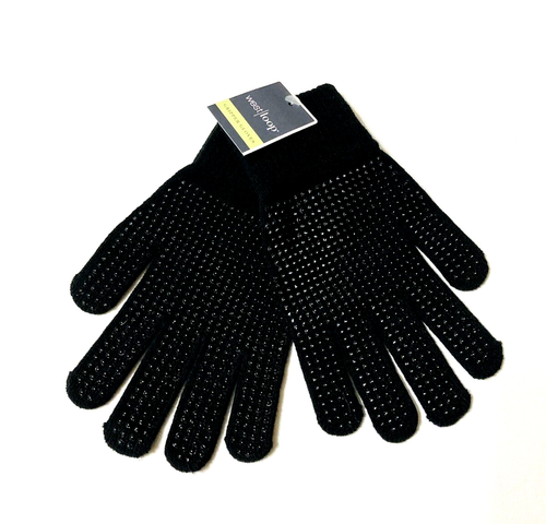 (NWT) Women’s black gripper gloves cozy black winter gloves | eBay