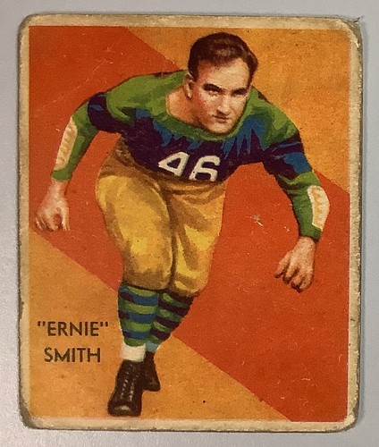 1935 NATIONAL CHICLE FOOTBALL #33 ERNIE SMITH (ROOKIE CARD) GREEN BAY ...