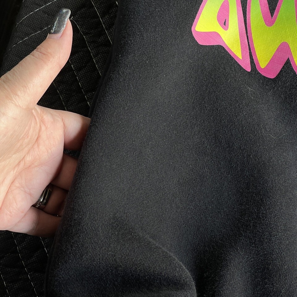 Nickelodeon Rugrats Sweater Adult Small Black Cartoon Double Sided ...