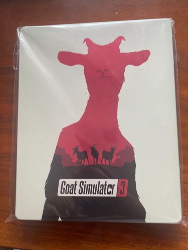 GOAT SIMULATOR 3 STEELBOOK ONLY NEW G2 XBOX PC PS4 PS5 + RARE STEEL ...