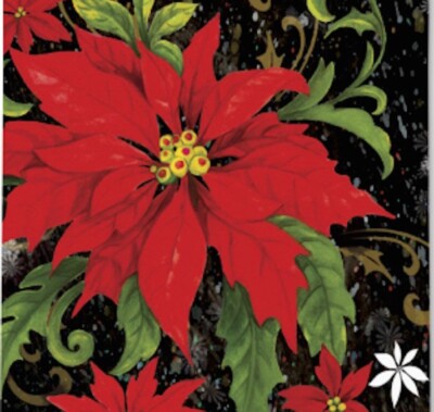 Breeze Art Garden Flag CLASSIC POINSETTIA 12.5" x 18, New in Pkg | eBay