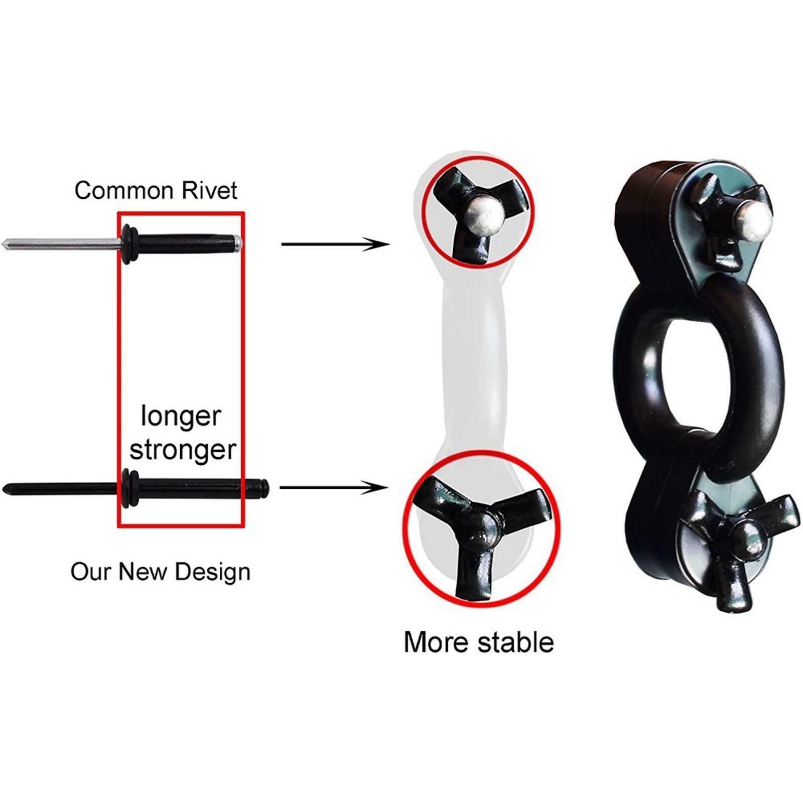 30x Aluminum Kayak Tri Grip Rivets with Waterproof O Rings Boat ...