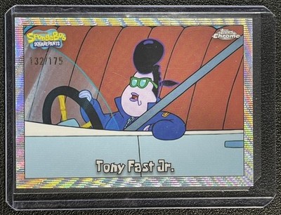 TONY FAST JR. 2025 TOPPS CHROME SPONGEBOB SQUAREPANTS 153 WAVE ...