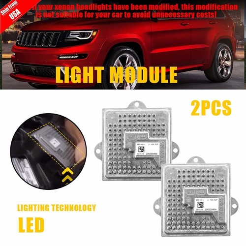 2X Driver Light Module Controller Fits Jeep Grand Cherokee 2014-2020 ...
