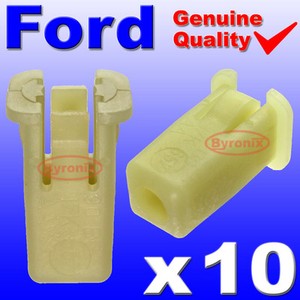 FORD FIESTA ST150 FRONT BUMPER PLASTIC CLIPS GROMMET EXPANDING NUT X10 ...