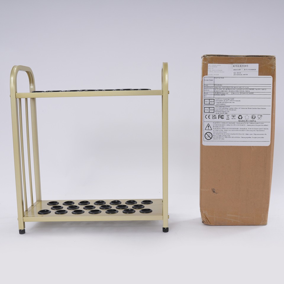 20 Hole Pool Cue Rack Stick Holder Floor Stand Billiard Cue Rack Metal ...