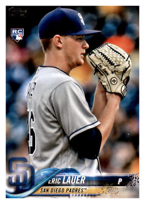 2018 Topps Update #US82 Eric Lauer Rookie Padres Baseball Card | eBay