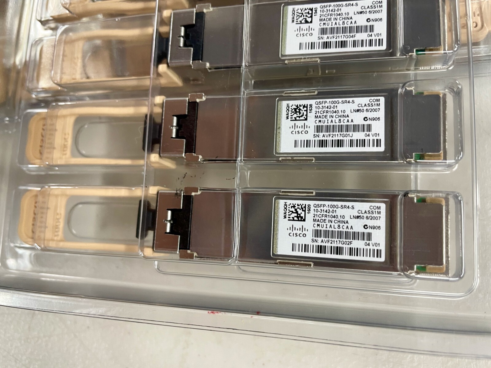 Cisco Original 100GBASE-SR4 QSFP28 850nm 100M MPO Optic Transceiver ...