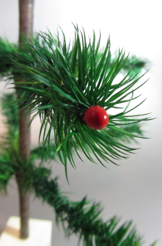 Vintage 22" Goose Feather Christmas Tree Made In USA Signed Bob Simpson ...