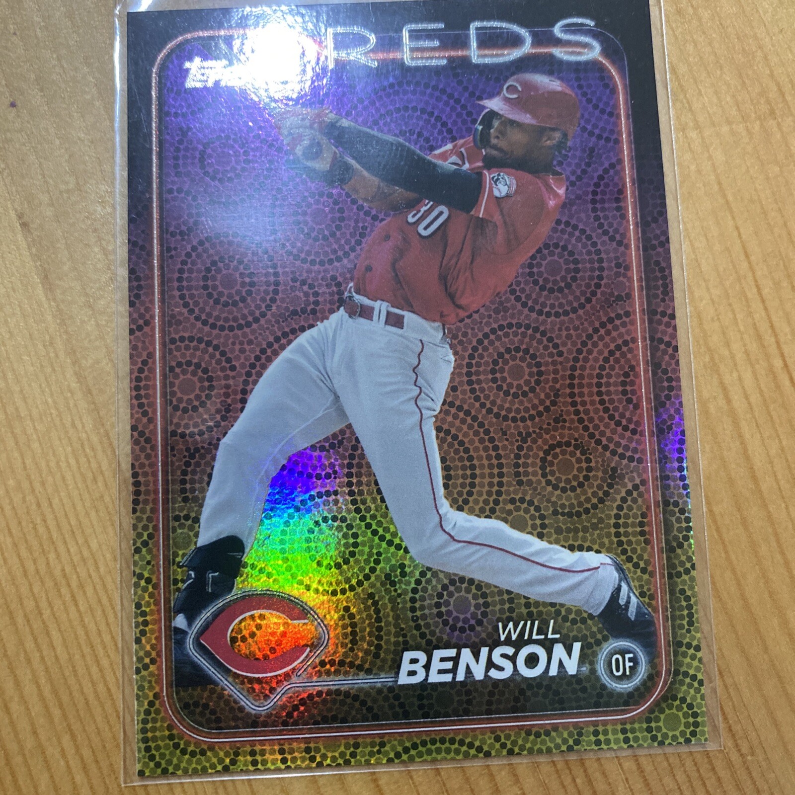 2024 Topps Series 2 Will Benson Holiday Summer Foil #386 Cincinnati ...