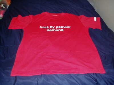 back by popular demand tee shirt size small | eBay