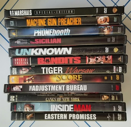 LOT OF 12 Action "Man Cave" DVD'S Big Hits | eBay