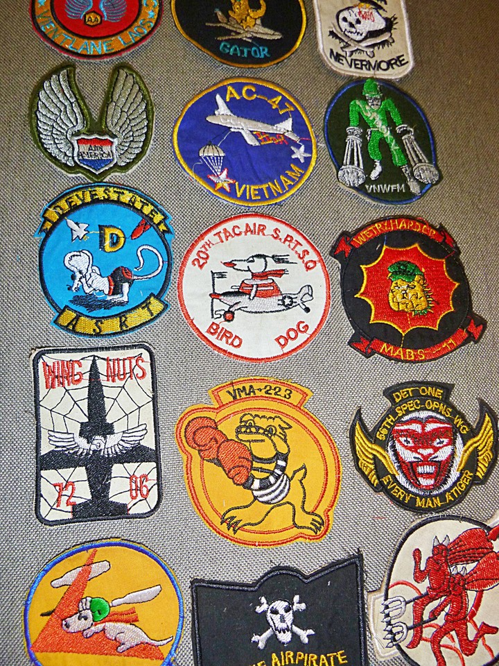 CIA - AIR AMERICA - Lot x 15 Patch - Nevermore - USAF - SNOOPY ...