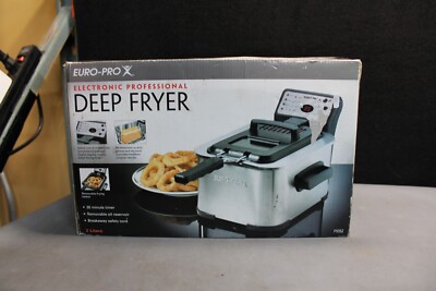 Euro-Pro Electronic Professional 2 Liter Deep Fryer *New/OPEN BOX* | eBay