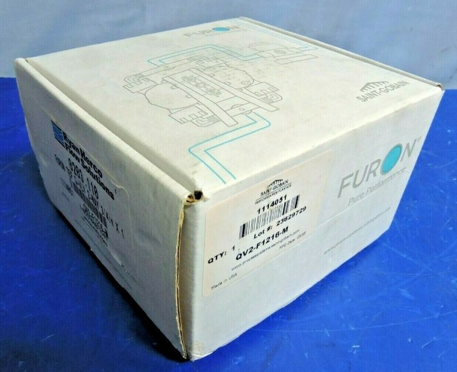 Ryan Herco Furon QV2-F1216-M Teflon Valve 2-Way 3/4" Manual Saint ...