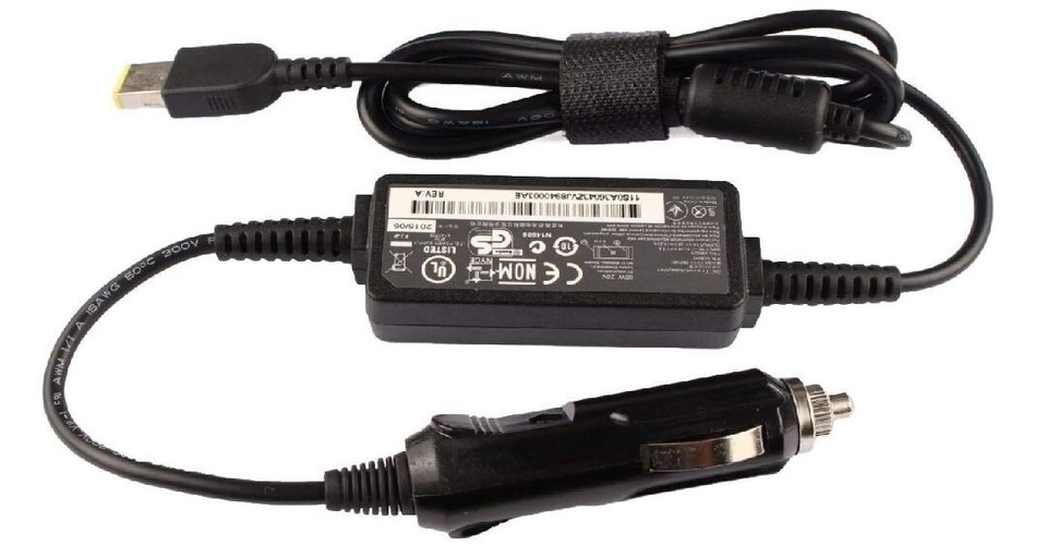 NEW Lenovo ThinkPad DC Travel Adapter Car Charger 65W 20V 3.25A 0B47481 ...