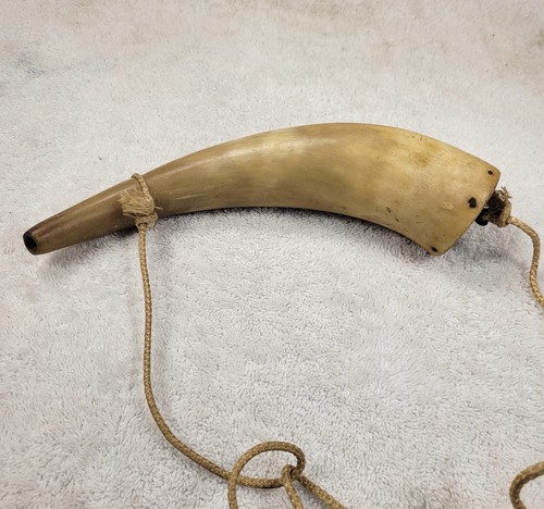 Vintage Powder Horn Musket Muzzle Load Hunting Gun Rifle | eBay