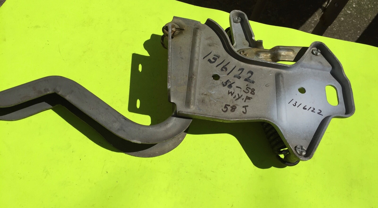 Studebaker trunk hinge 1956 to 1958 sedan, right, 1316122. NOS. Item ...