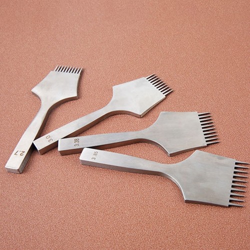 2/5/10 Prong Stitching Chisel Teeth Punch Sewing Leathercraft Punching ...