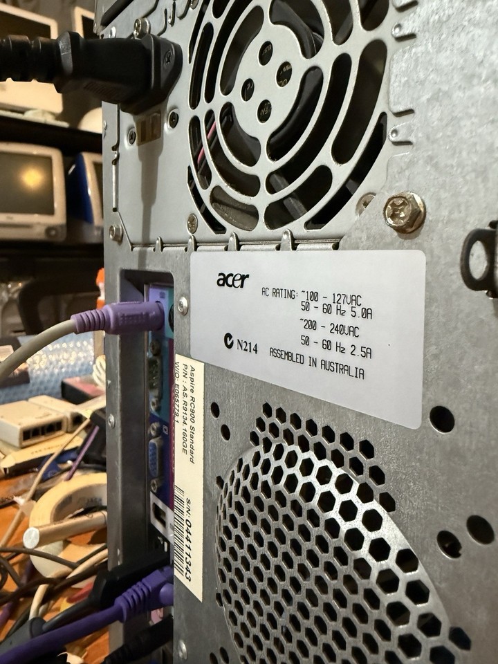 Vintage Retro Acer Multimedia Desktop Computer With Windows XP | eBay ...