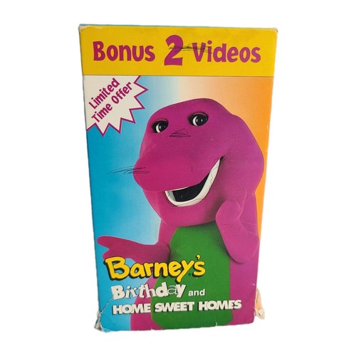 Barney's Birthday VHS And Home Sweet Homes 2 Video Pack VHS Vintage ...