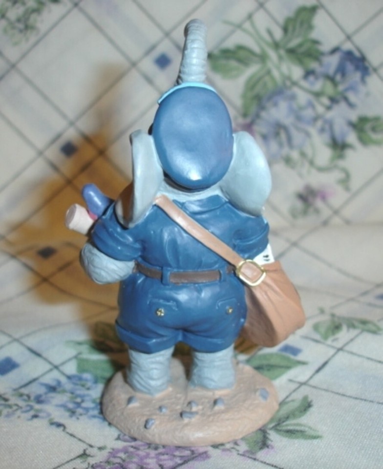 Luckyphants. Elephant MAILMAN - POSTMAN - MAIL CARRIER Figurine. #1083 ...