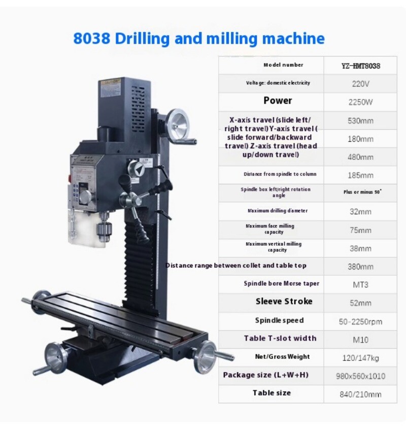 High Precision Small Drilling and Milling Machine Desktop Drilling and ...