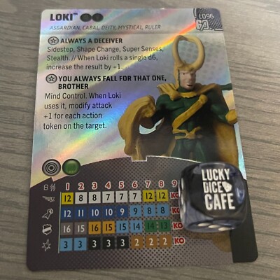 Marvel Heroclix Avengers 60 L096 Loki Legacy Card | eBay