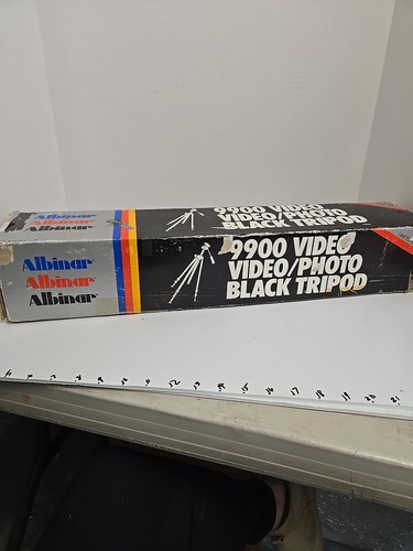 Vintage Albinar 9900 Video/Photo Tripod with Box | eBay