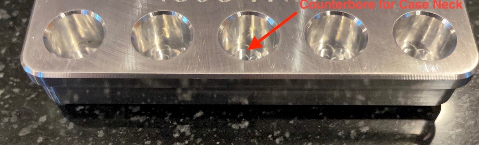 .300 WSM Reloading Block / Tray Precision CNC Machined from Billet ...