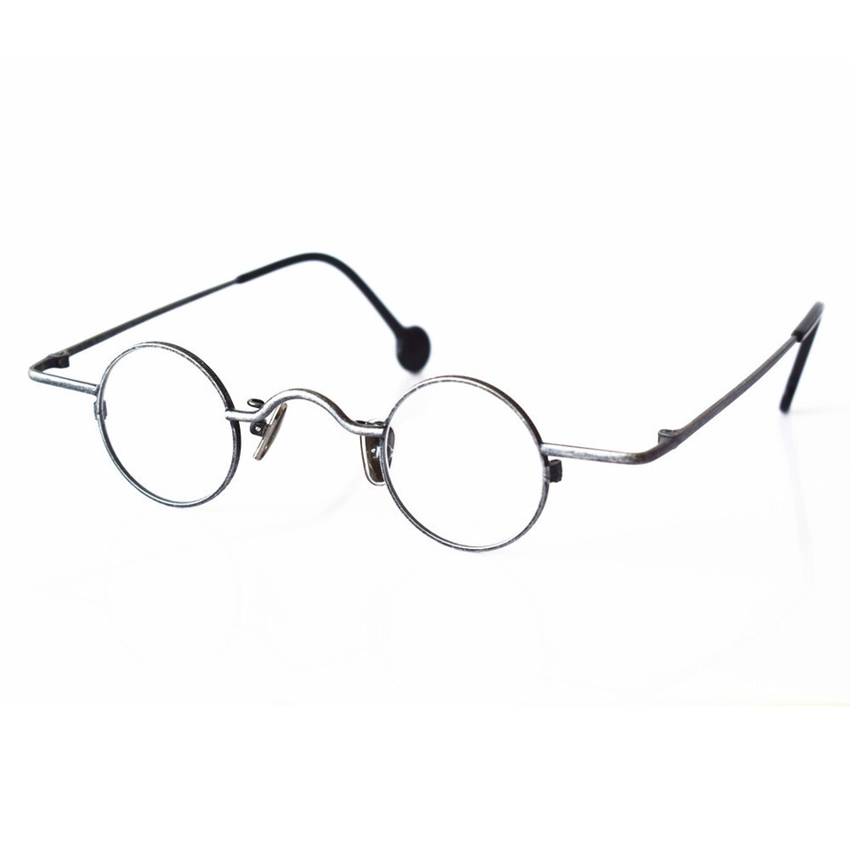Small Round Retro Reading Glasses Metal Glasses Frame Rx-able Mens ...