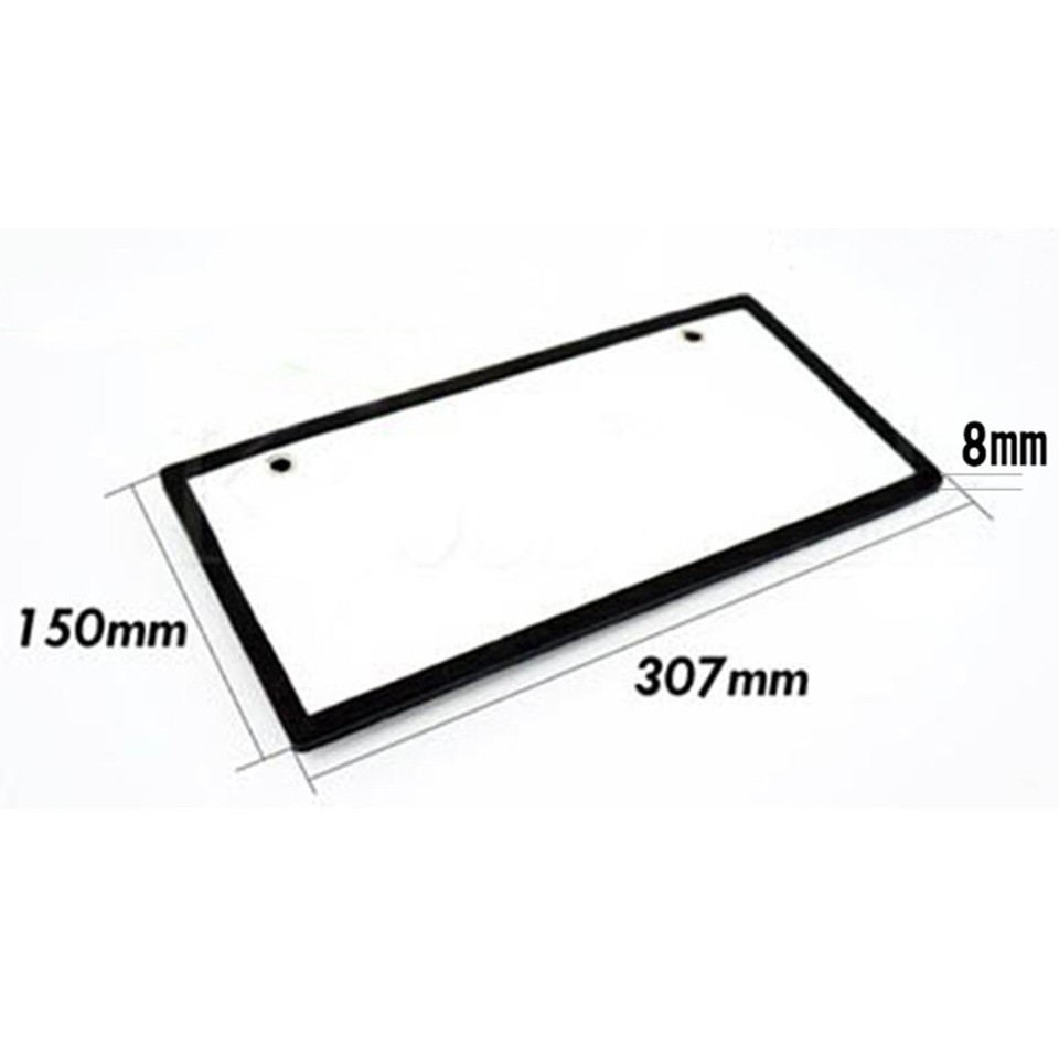 2Pcs LED Japanese Style JDM Jiko-Shiki Glow Plate Frame Jiko Shiki For ...